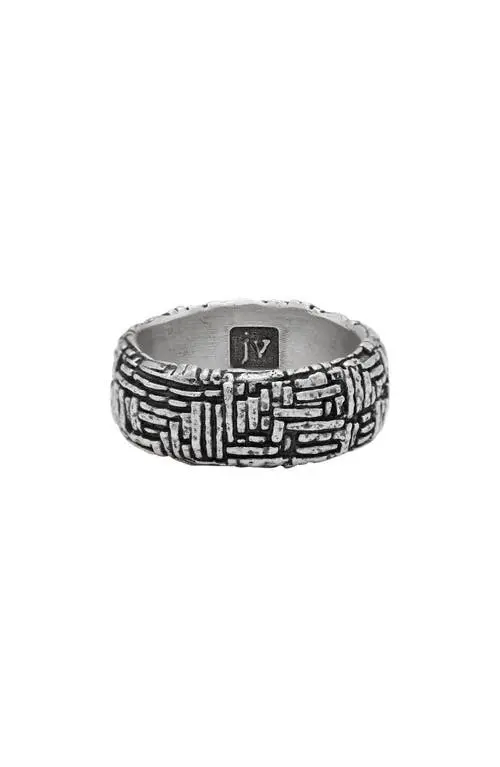 John Varvatos Artisan Sterling Band Ring - Silver