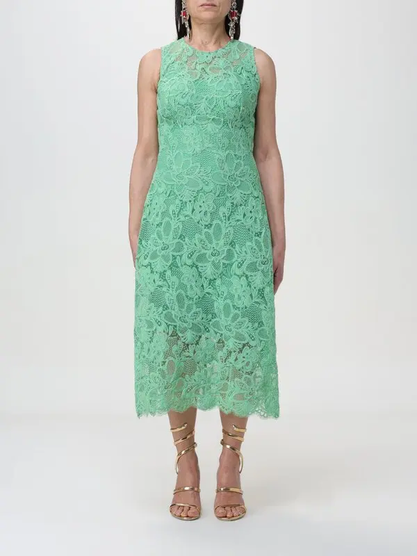 Ermanno Scervino Dress In Green - 5% Off | Editorialist