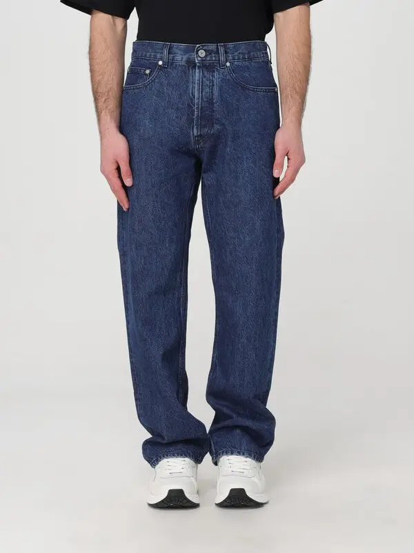 Palm Angels Straight Leg Jeans - Denim
