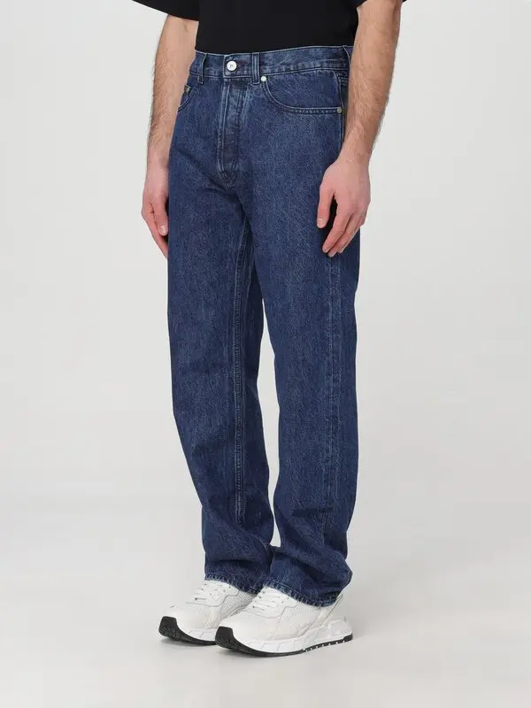 Palm Angels Straight Leg Jeans - Denim