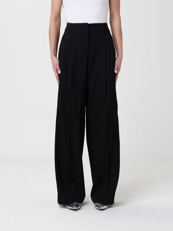 GOLDEN GOOSE Tailored Wide Leg Pants - Black