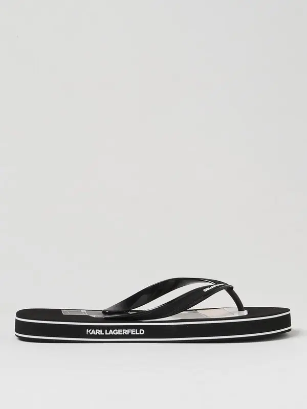 Karl Lagerfeld Thong Sandals - Black