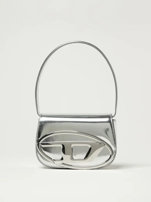 DIESEL® Mini Bag With Logo Detail - Silver
