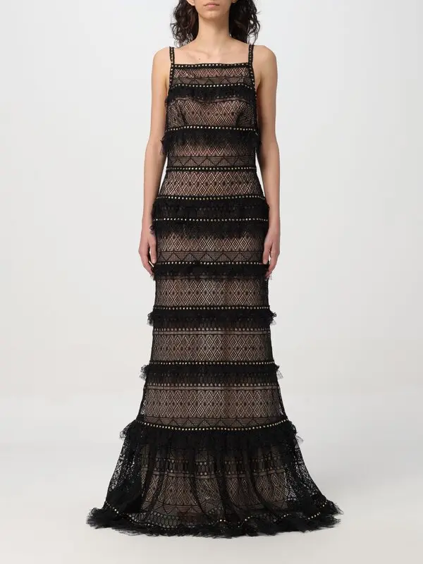 Elie Saab Lace Maxi Dress