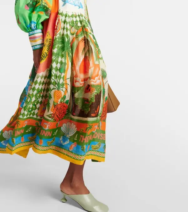 Alemais AlMais Paradiso Printed Maxi Shirt Dress In Multicoloured - 30%  Off | Editorialist