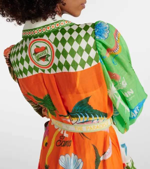 Alemais AlMais Paradiso Printed Maxi Shirt Dress In Multicoloured - 30%  Off | Editorialist