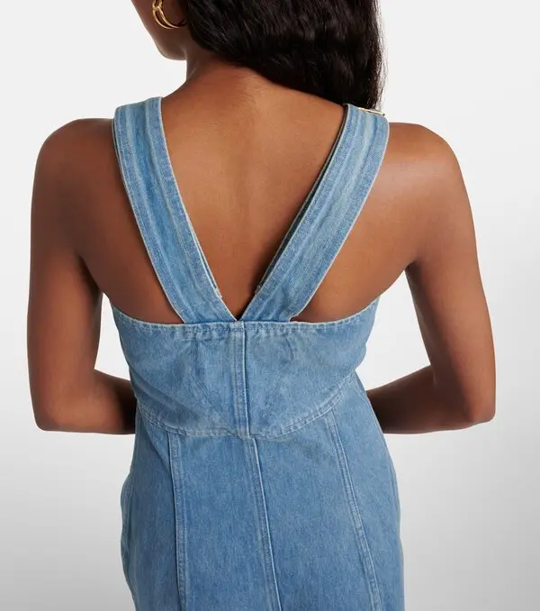 PATOU Denim Midi Dress - Blue