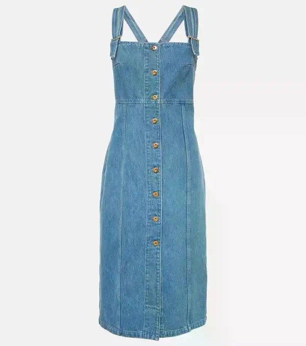 PATOU Denim Midi Dress