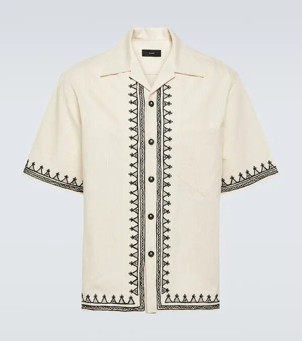 Alanui Akasha Embroidered Cotton-blend Shirt