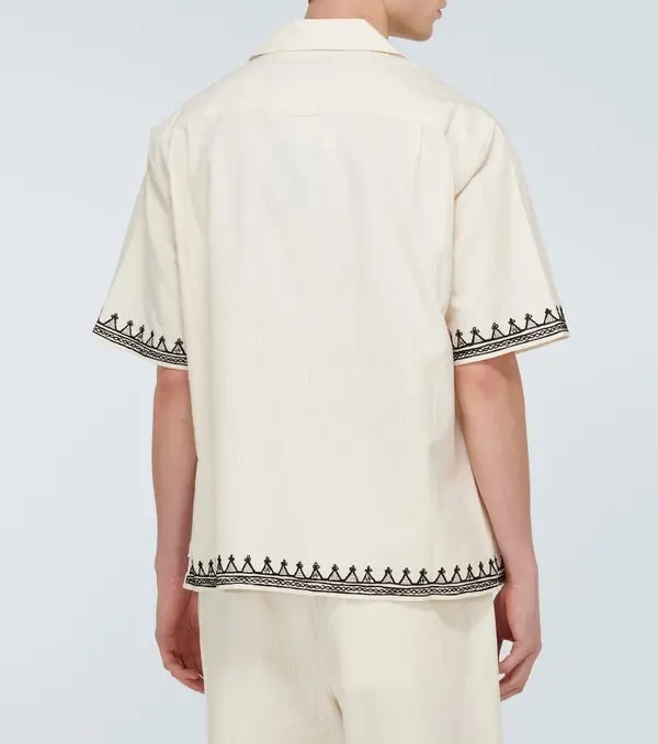 Alanui Akasha Embroidered Cotton-blend Shirt