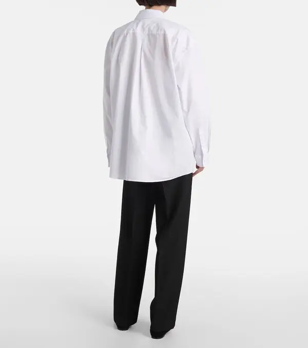 TOTEME Cotton Poplin Shirt - White