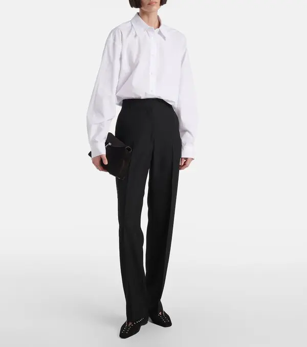 TOTEME Cotton Poplin Shirt - White