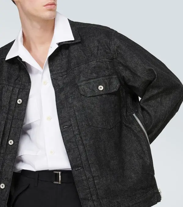 Sacai Denim Blouson Jacket