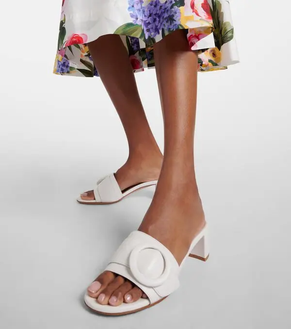 GIANVITO ROSSI Embellished Leather Sandals