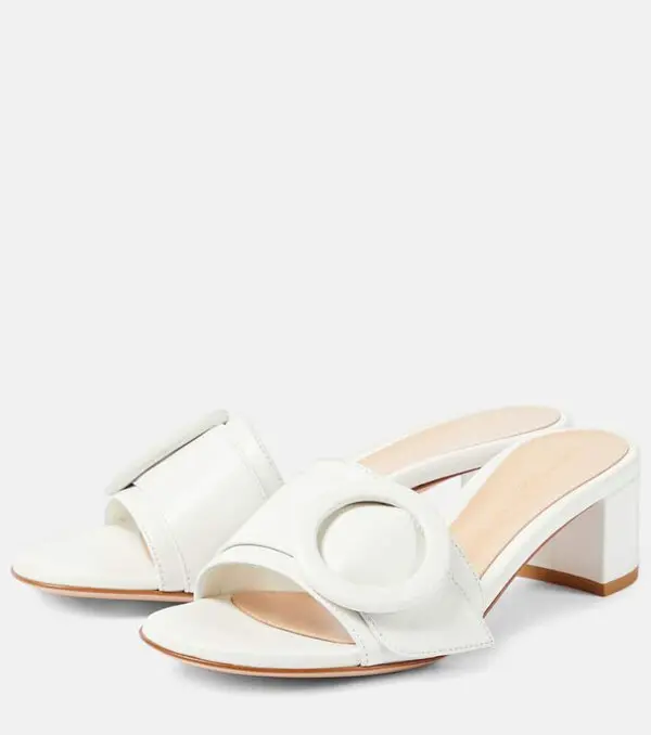 GIANVITO ROSSI Embellished Leather Sandals