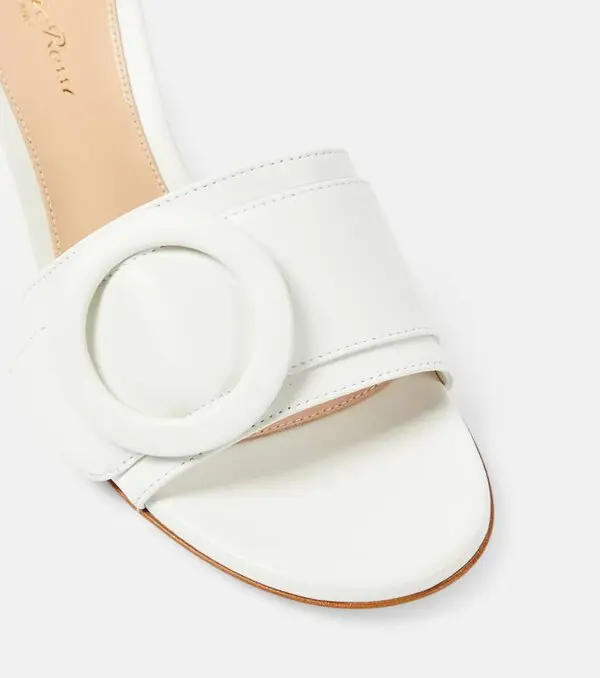 GIANVITO ROSSI Embellished Leather Sandals