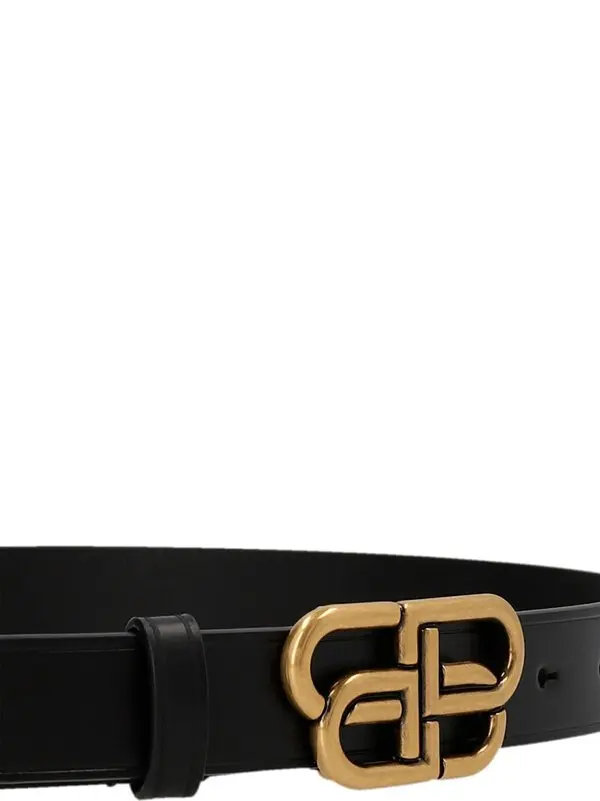 Balenciaga Bb Thin' Leather Belt