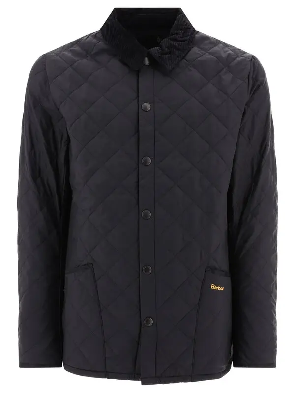 Barbour Heritage Liddesdale' Quilted Jacket - Black