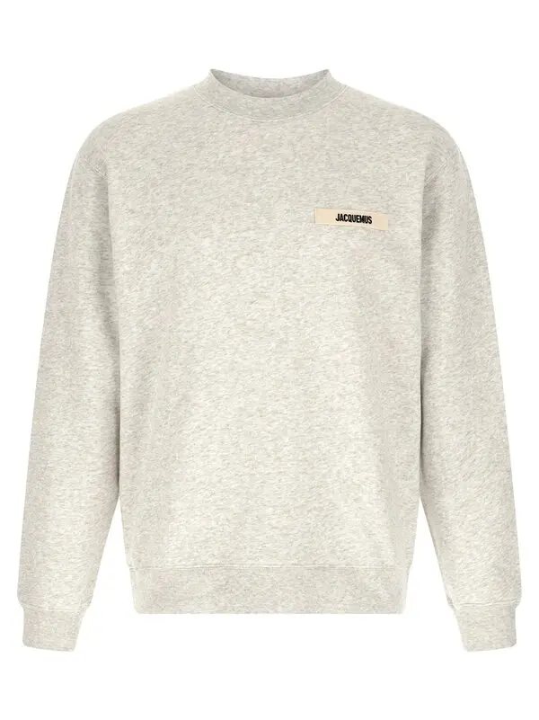 Jacquemus Le Sweatshirt Gros Grain Sweatshirt - Gray
