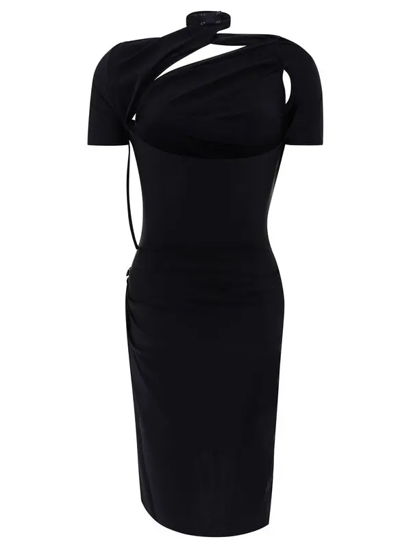 coperni asymmetric draped mini dress Zero Waste Draped Dress  Coperni