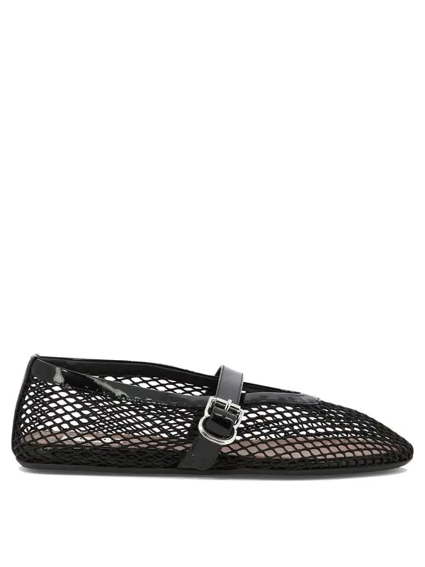 Alaïa Fishnet Ballet Flats