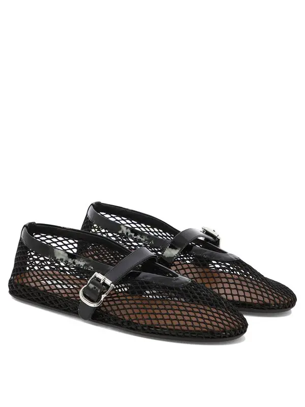 Alaïa Fishnet Ballet Flats