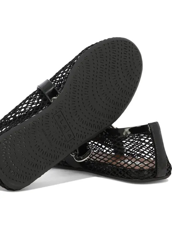 Alaïa Fishnet Ballet Flats