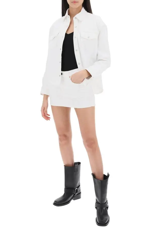 Wardrobe.NYC Denim Mini Skirt