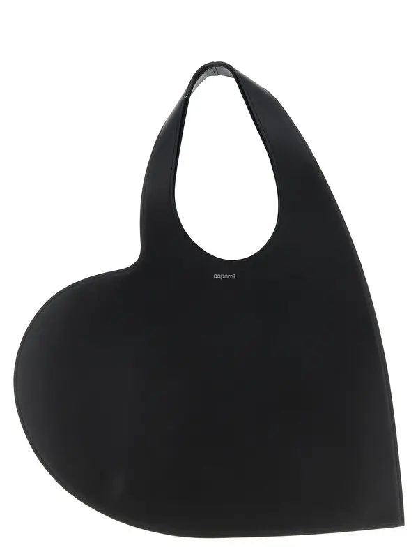 Coperni Heart Shoulder Bag - Black