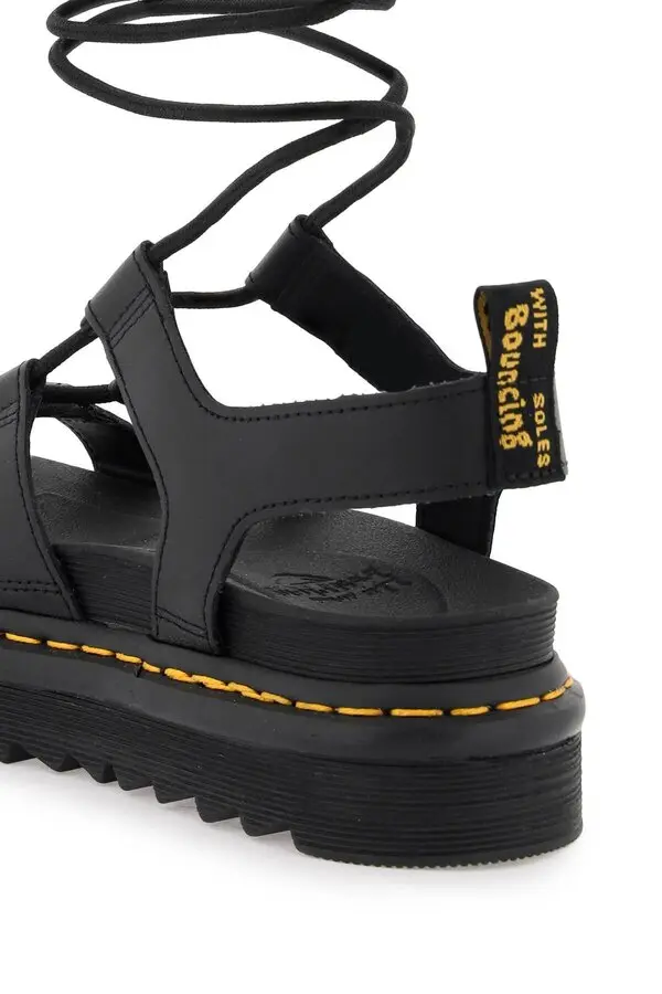 Dr. Martens Nartilla Hydro Leather Gladiator Sandals
