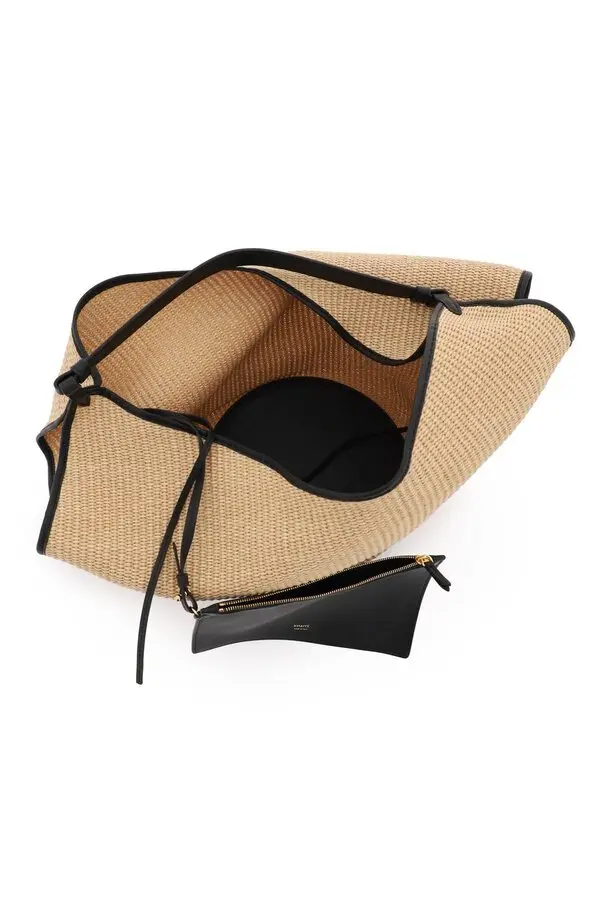 Khaite Medium Lotus Raffia Bag