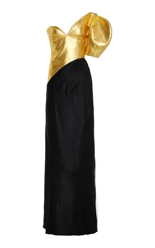 chinese dress ladies Hilde Lace and Leather Dress main image 1