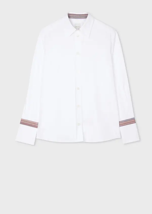 Paul Smith Signature Stripe Cuff Cotton Shirt