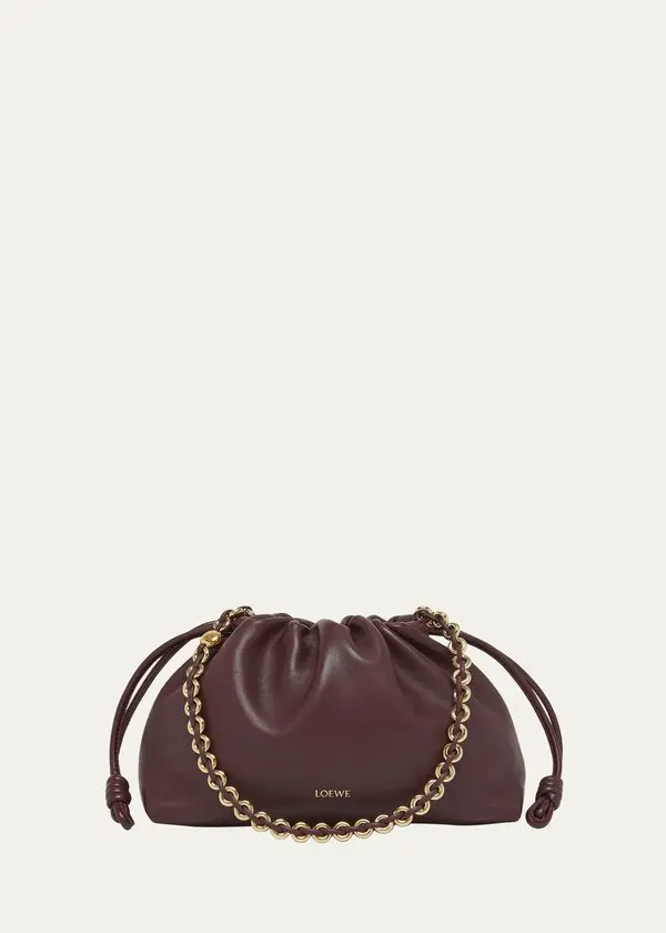Loewe Flamenco Napa Leather Bag - Black