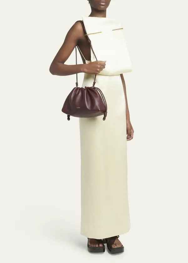 Loewe Flamenco Napa Leather Bag - Black