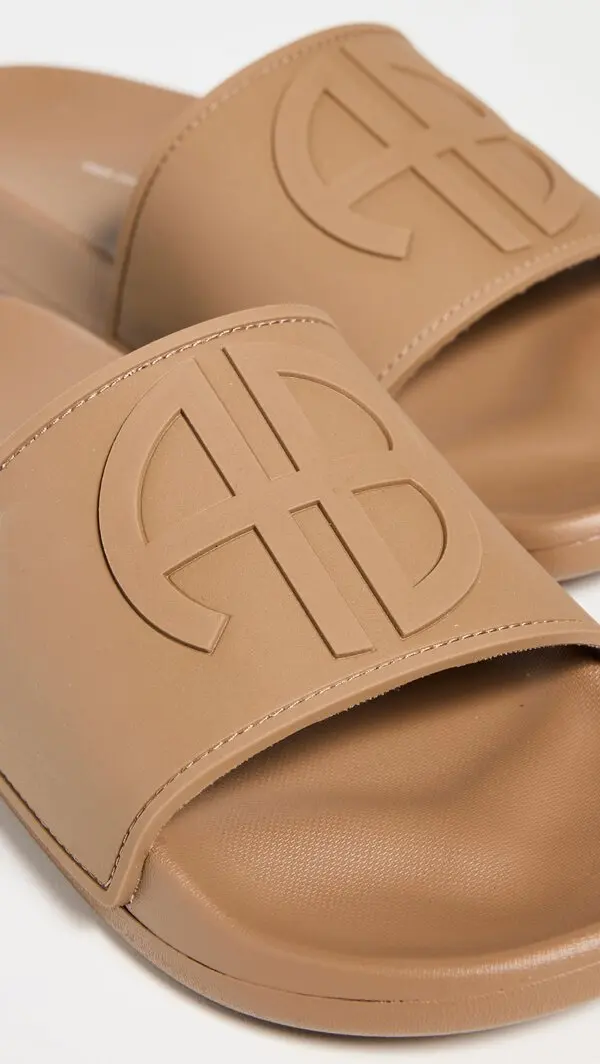 ANINE BING Isla Slides - Brown
