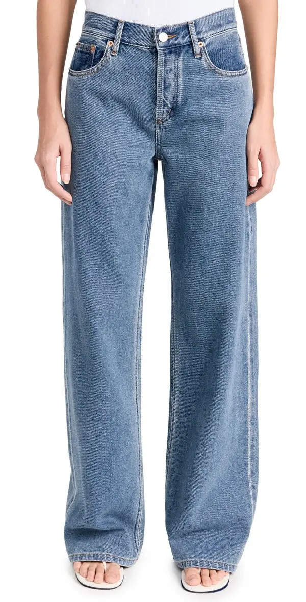 Still Here Walker Straight Leg Jeans - Cloud Classic Blue
