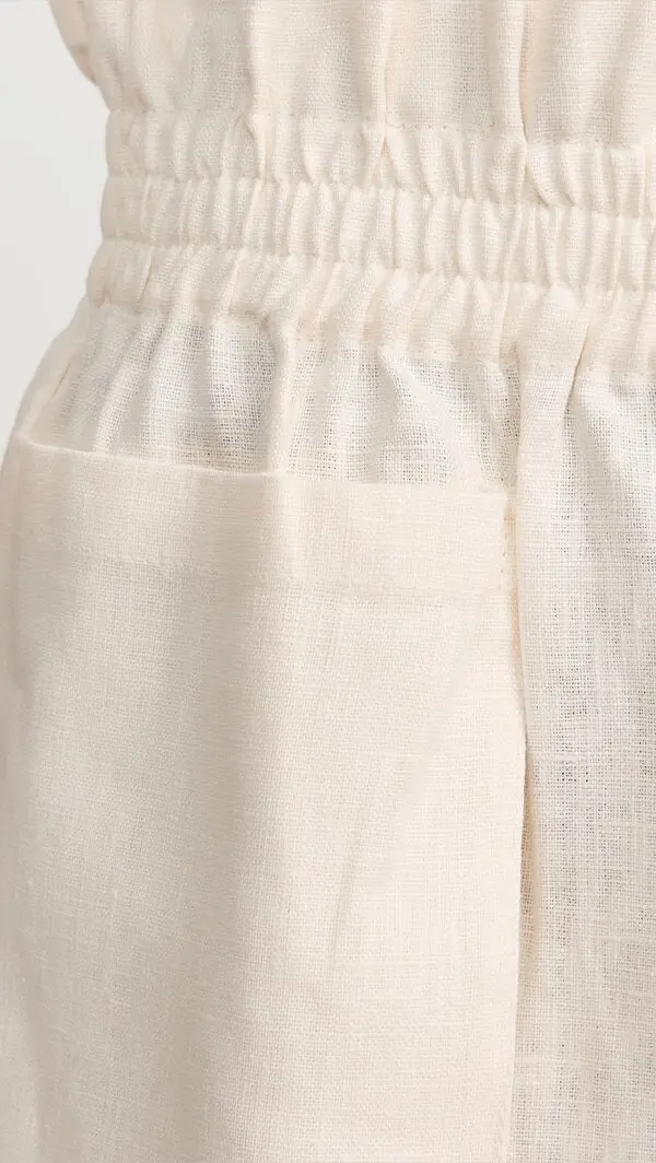 HEVRON Mira Shorts - Ivory