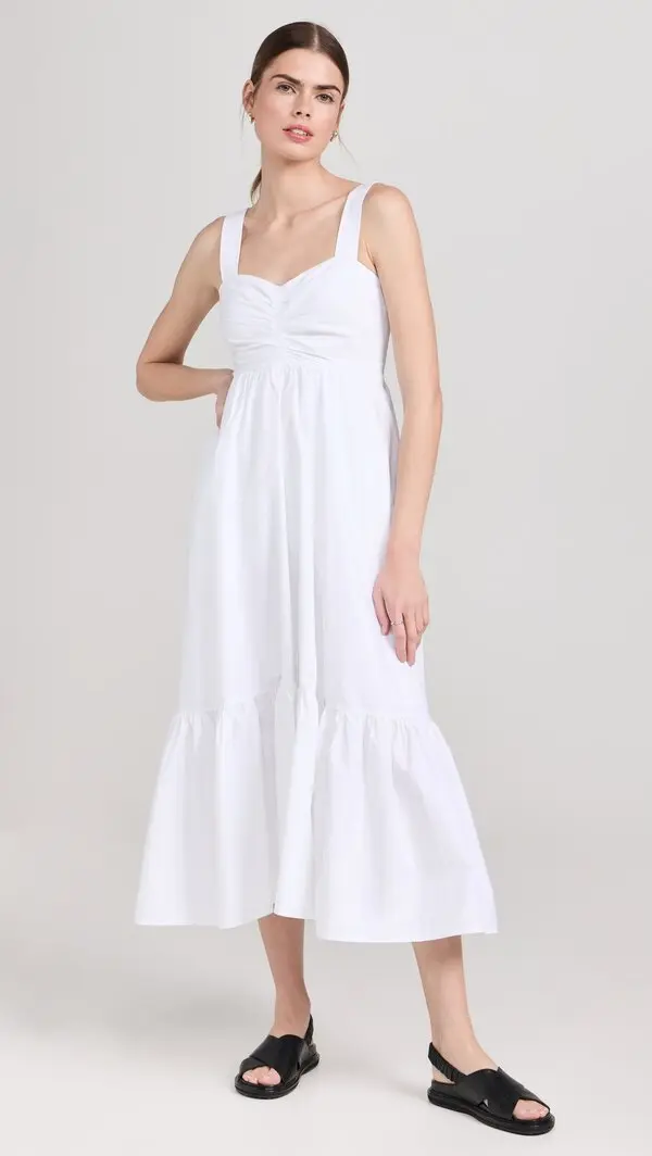 knee length dresses for ladies Lady Black Tie - Lilah Lavender Midi Dress
