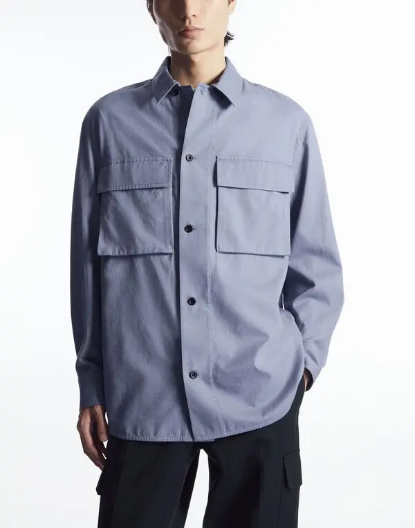 Cos Shirt Size Tencel Lyocell, Cotton