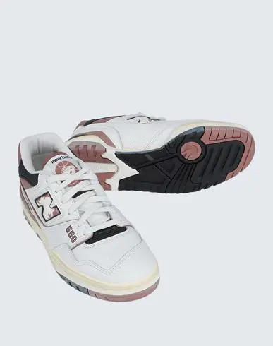 NEW BALANCE Leather Low-top Sneakers - White