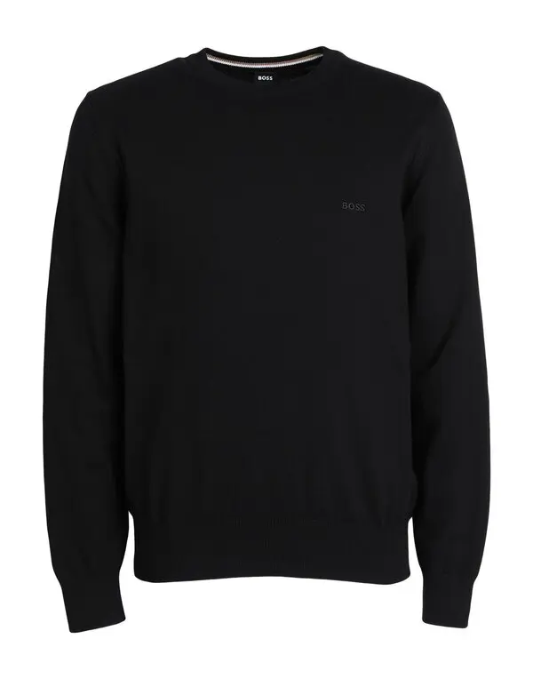 BOSS Sweater Size Cotton - Black