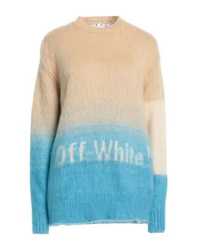 OFF-WHITE™ Sweater Mohair Wool Blend - Beige