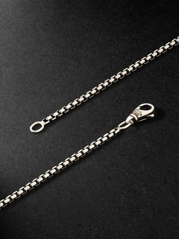 David Yurman Box Chain Necklace - Silver