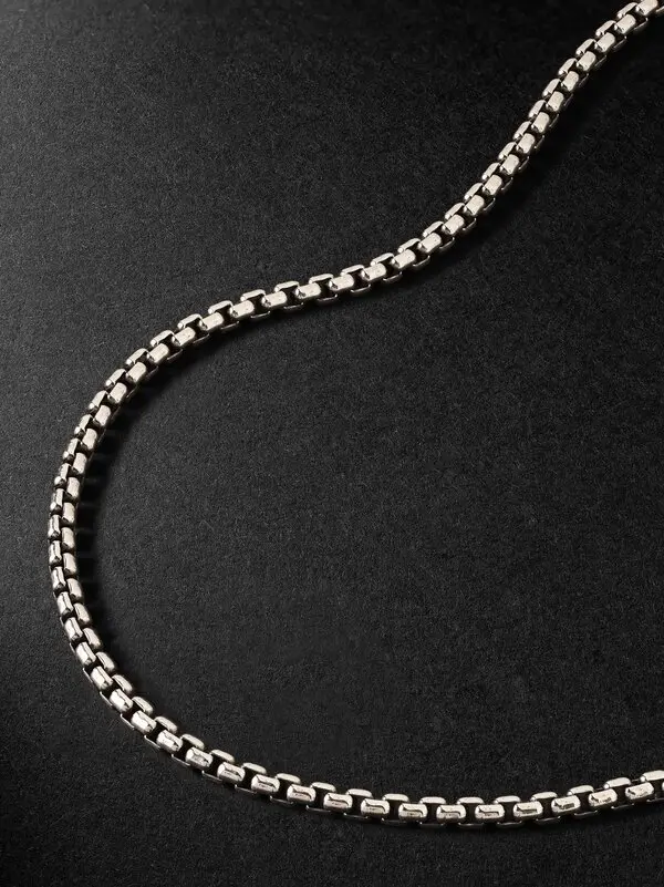 David Yurman Box Chain Necklace - Silver