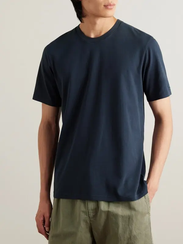 Orlebar Brown Deckard Cotton-jersey T-shirt - Blue