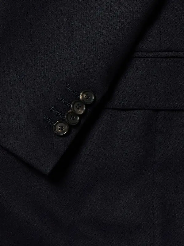 DE PETRILLO Double-breasted Wool-blend Blazer