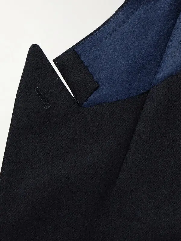 DE PETRILLO Double-breasted Wool-blend Blazer