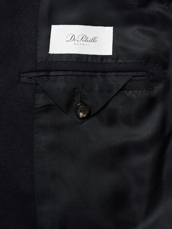 DE PETRILLO Double-breasted Wool-blend Blazer
