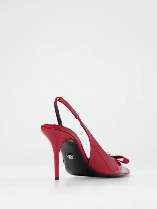 Versace High Heel Slingbacks - Red